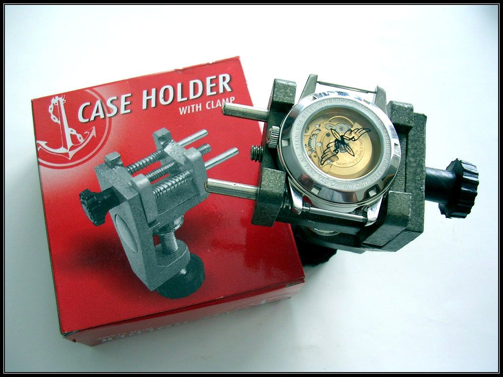 Watch Case Holder bench Vise clamp mens ladies watch makers tool IW ...